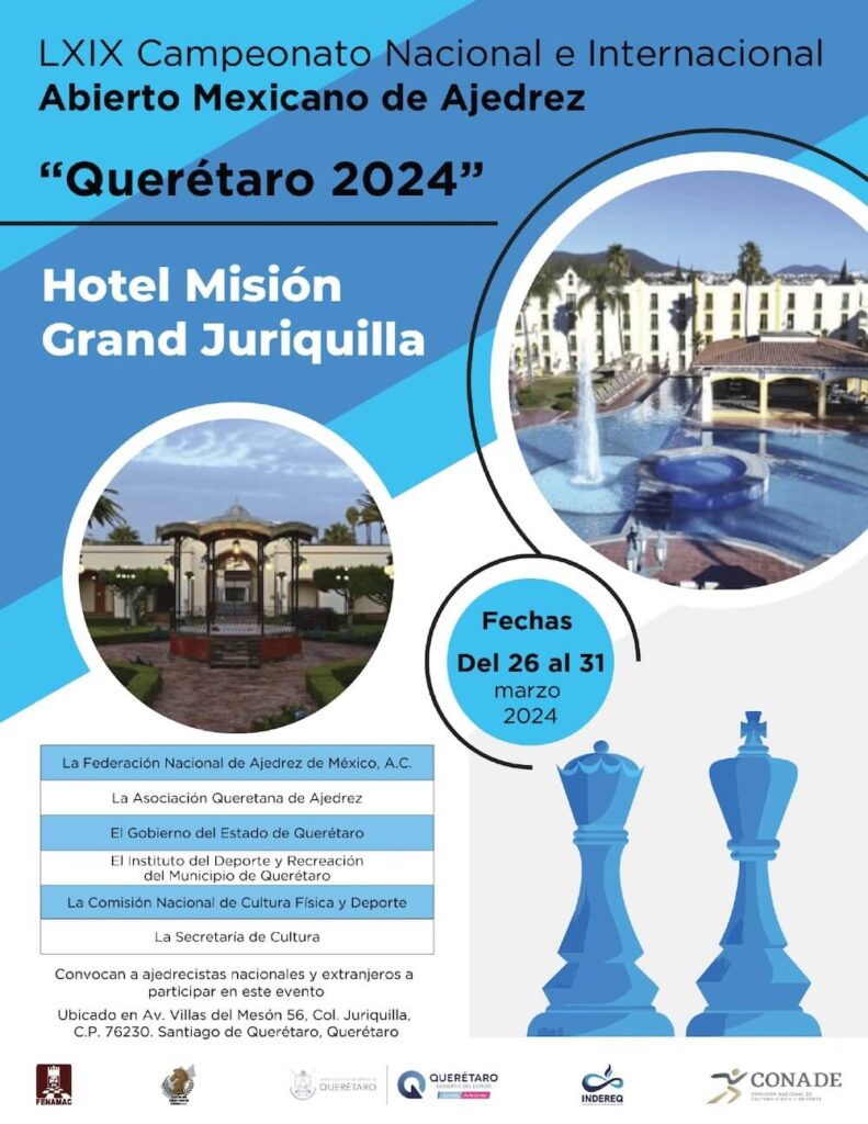 LXIX Campeonato Nacional e Internacional Abierto Mexicano de Ajedrez ...